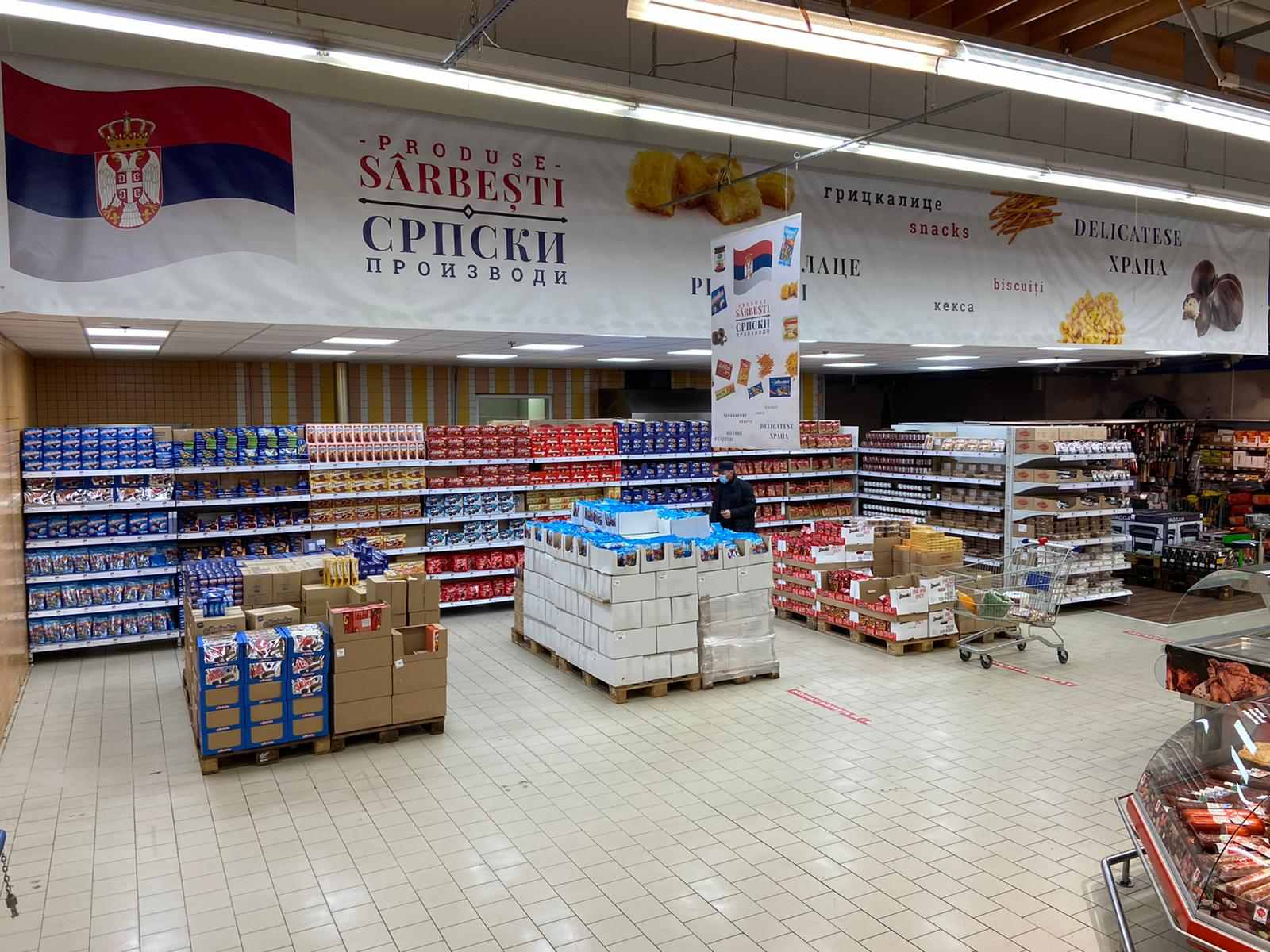 Serbian products on the shelves of a Romanian retail chain | Ministry ...
