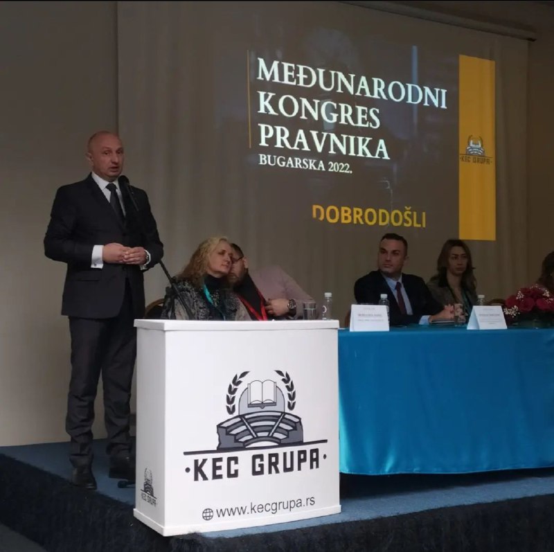 Sofia: Ambassador Jović at the International Congress of Lawyers ...