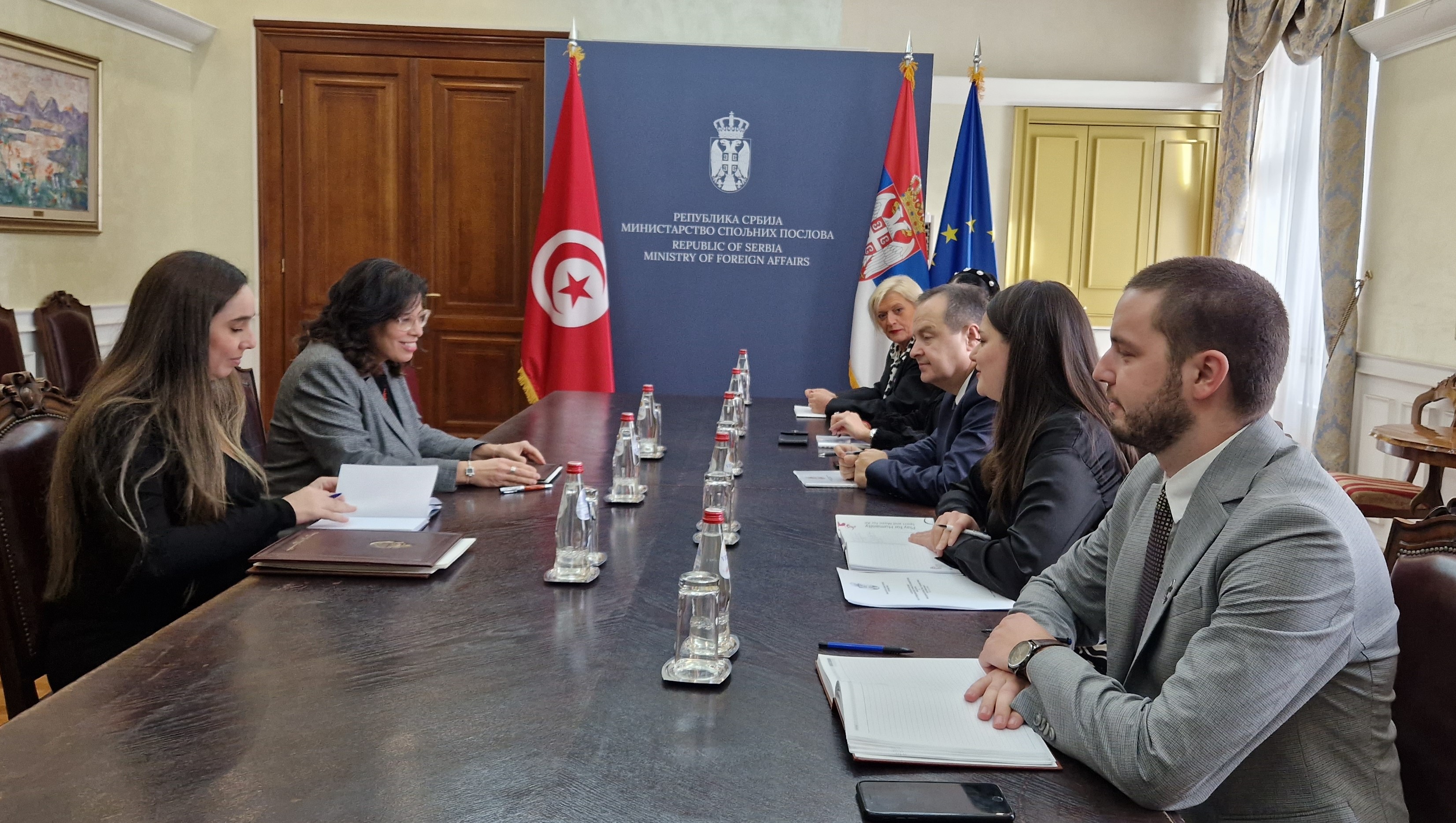 Ministar Dačić sa ambasadorkom Tunisa | Ministarstvo spoljnih poslova